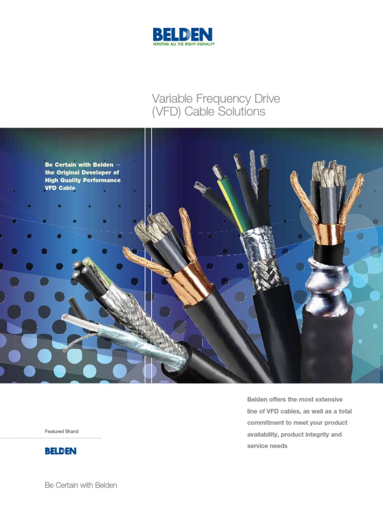 Belden VFD Cable Solutions Overview | PDF | Insulator (Electricity) | Wire