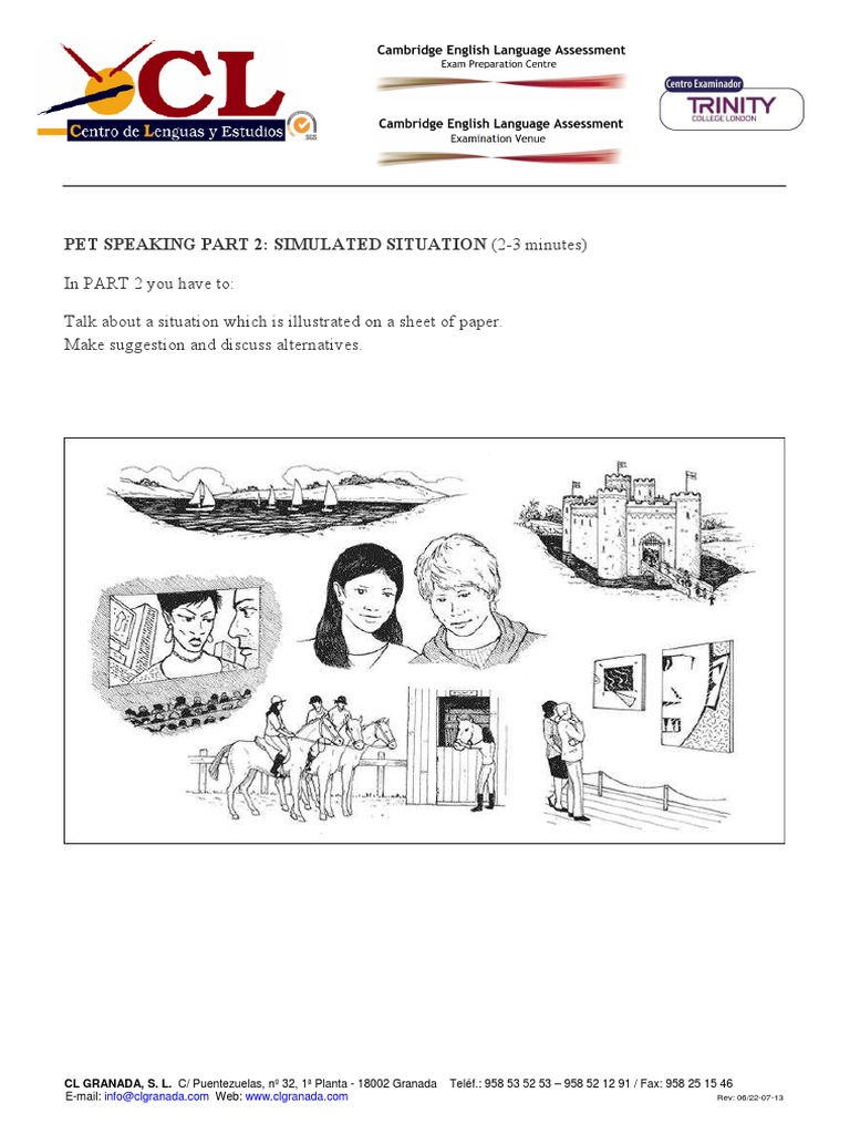 0 Tips Pet Speaking Part 2 Simulated Situation | PDF