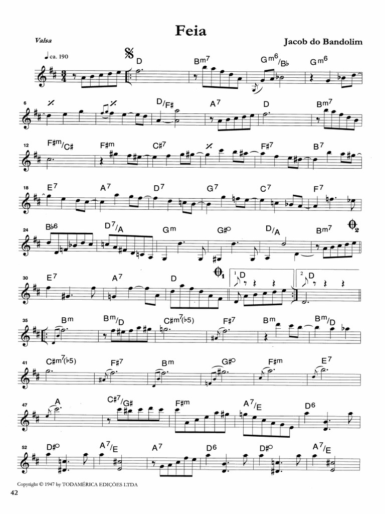 Feia - Jacob Do Bandolim | PDF