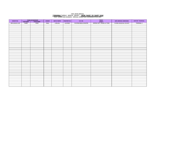 Weekly Report Format | PDF