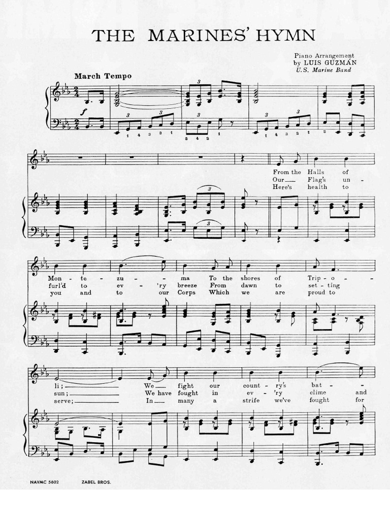 Marines Hymn | PDF