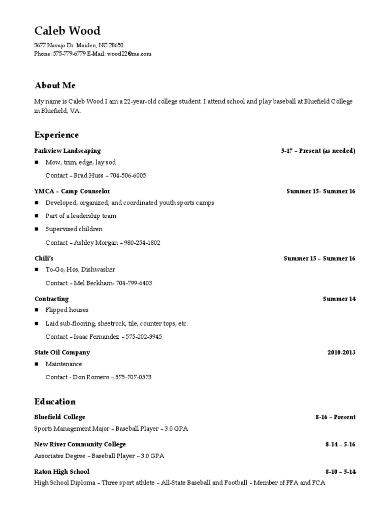 2017 Job Resume | PDF