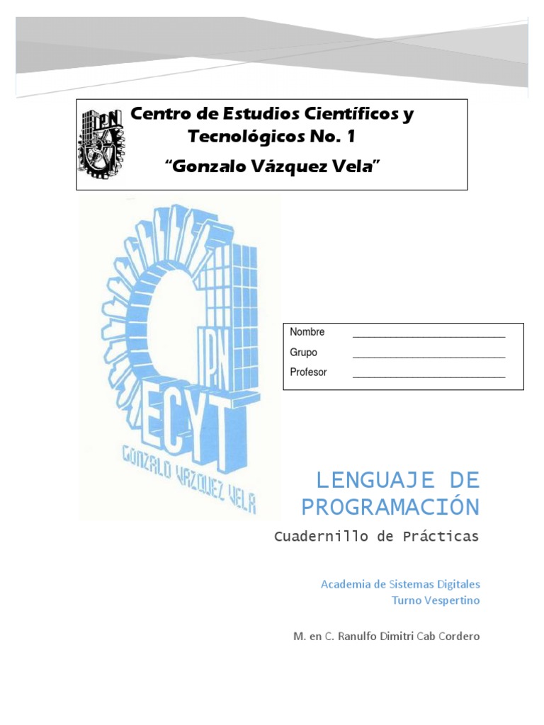 Cuadernillo de Practicas de Lenguaje de Programacion | PDF | C ...