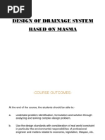 Drainage System Calculation MASMA | PDF | Surface Runoff | Drainage Basin