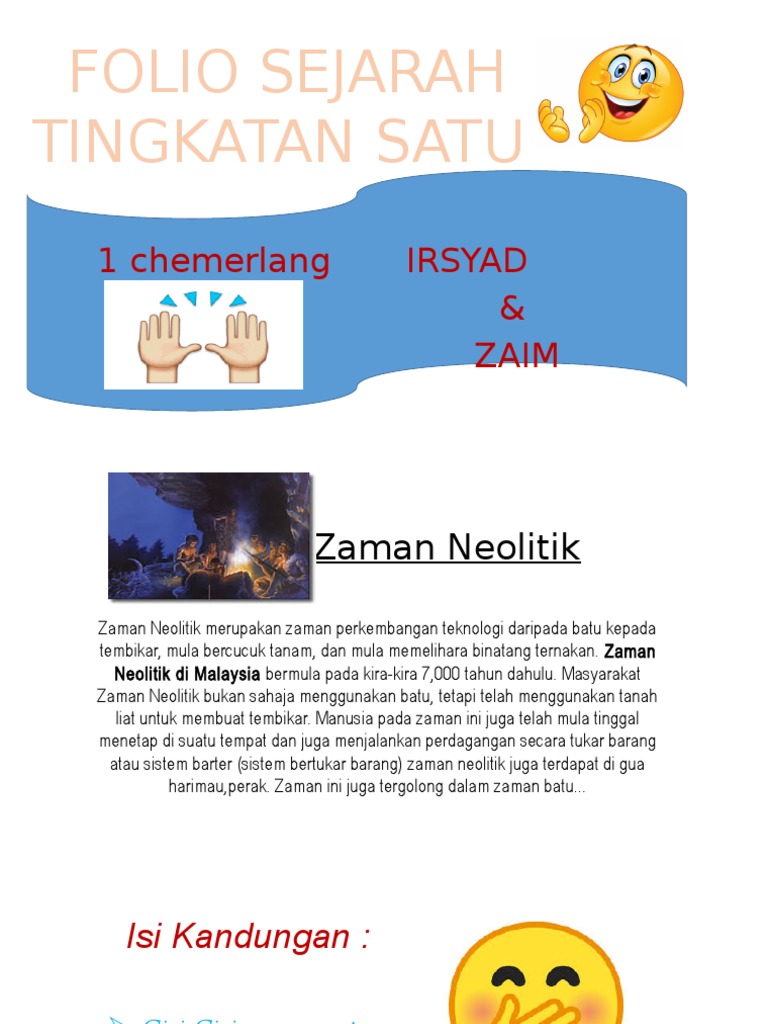 Zaman Neolitik di Malaysia: Ciri dan Kegiatan | PDF