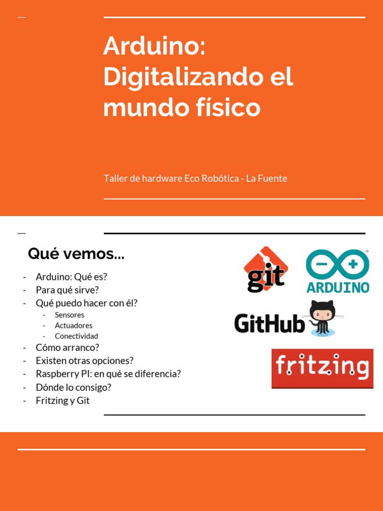 Arduino Taller 2 Eco Robotica Clase 1 | PDF | Arduino | Ingeniería ...