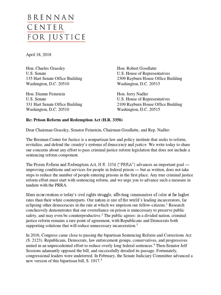 Urgent Call for Sentencing Reform in PRRA | PDF | Prison | United ...