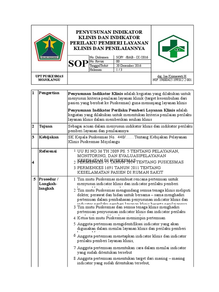 Sop Excel | PDF