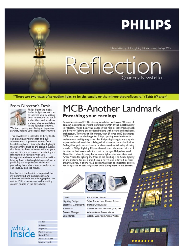 Philips Newsletter | PDF | Compact Fluorescent Lamp | Light Emitting Diode