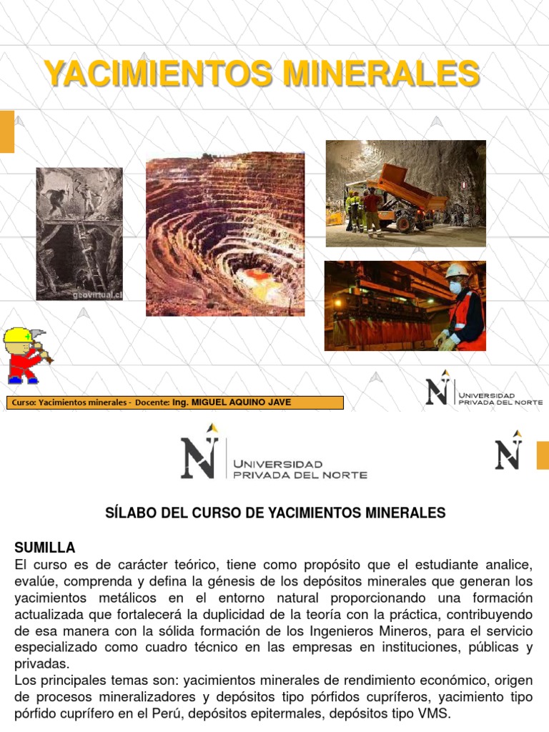 1° Introducción A Los Yacimientos Minerales | Minerales | Naturaleza