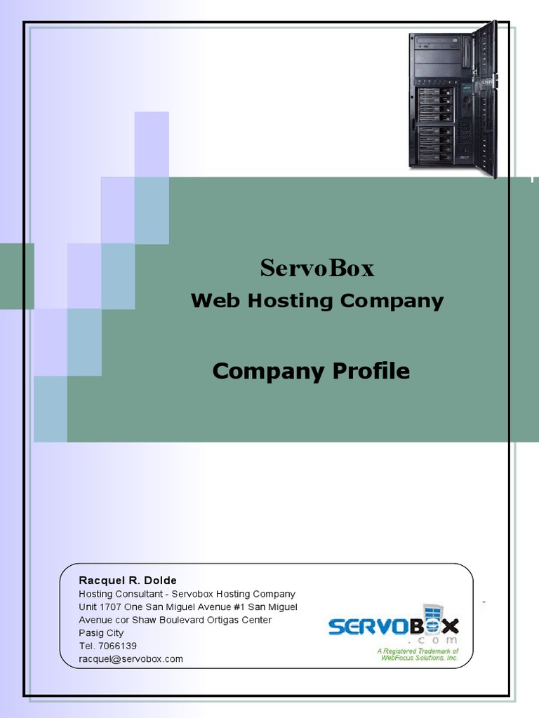 Dedicated Server Proposal | PDF | Data Center | Computer Network