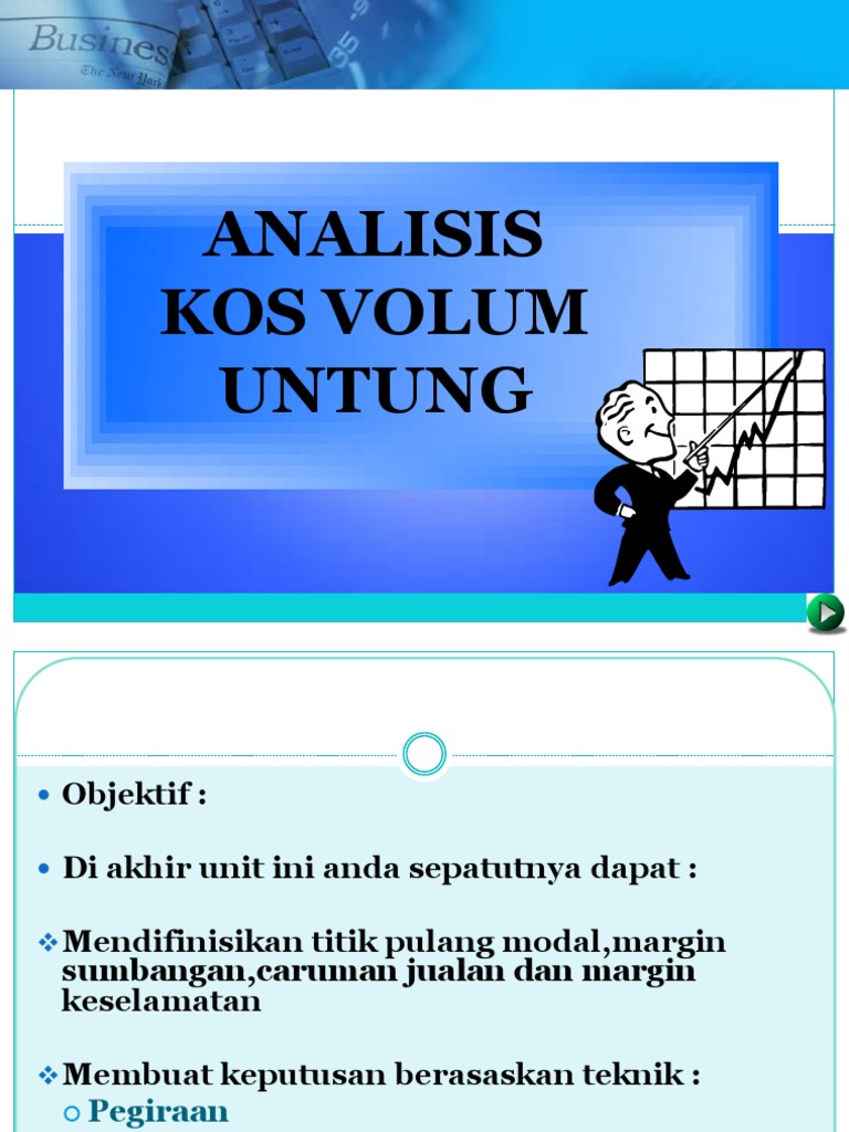 Analisis Kos Volum Untung KVU | PDF
