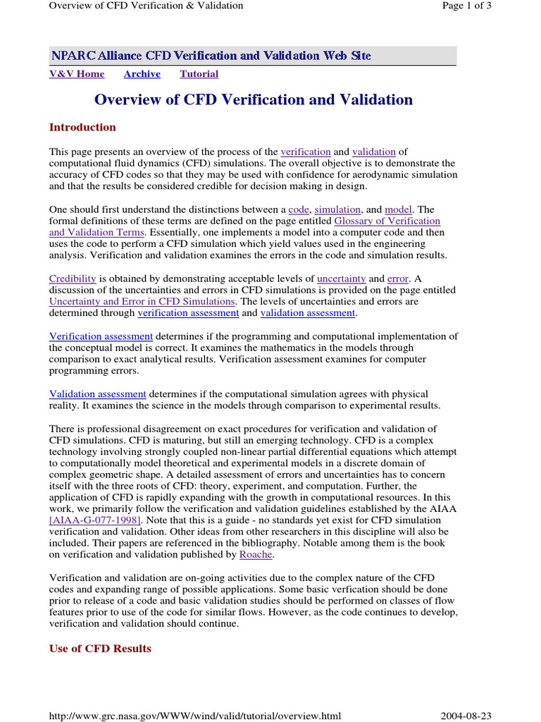 CFD Tutorial | PDF | Computational Fluid Dynamics | Hypersonic Speed