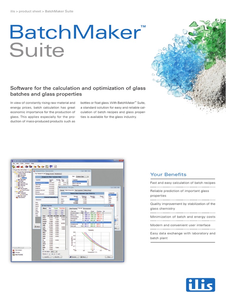 BatchMaker Suite (En) | PDF | Glasses | Chemical Substances