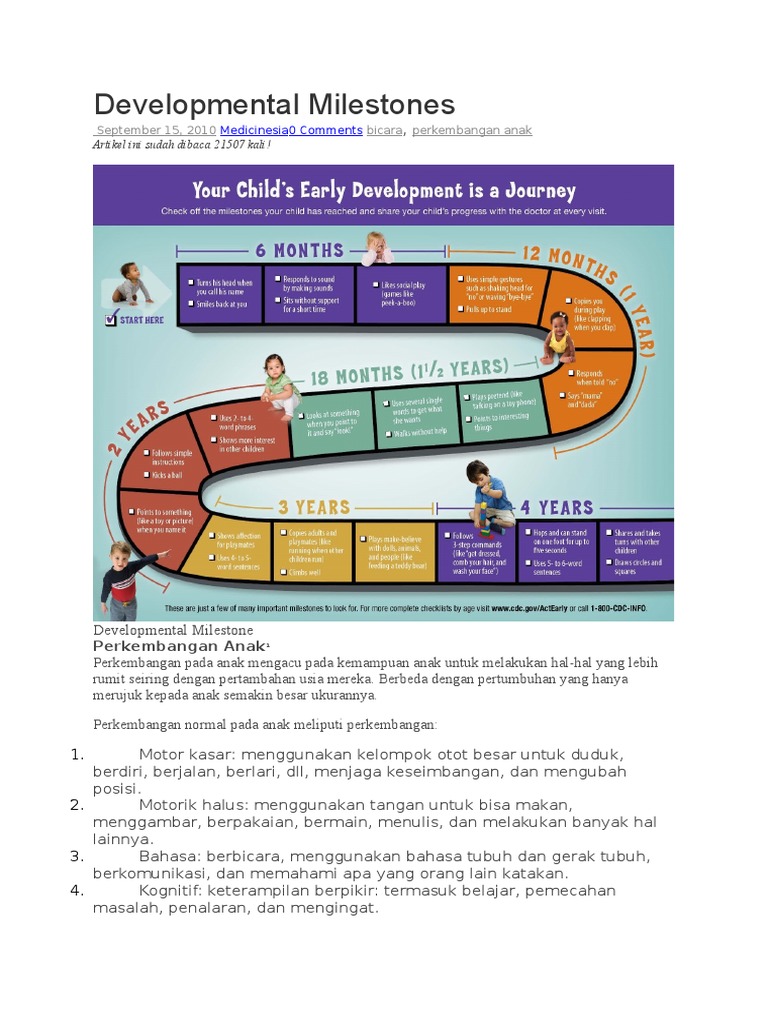 Developmental Milestones | PDF