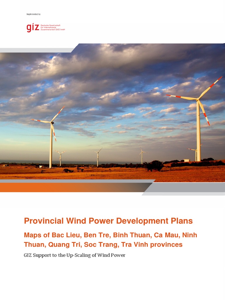 Giz Maps of Provincial Wpdps 3 | PDF | Vietnam | Wind Power