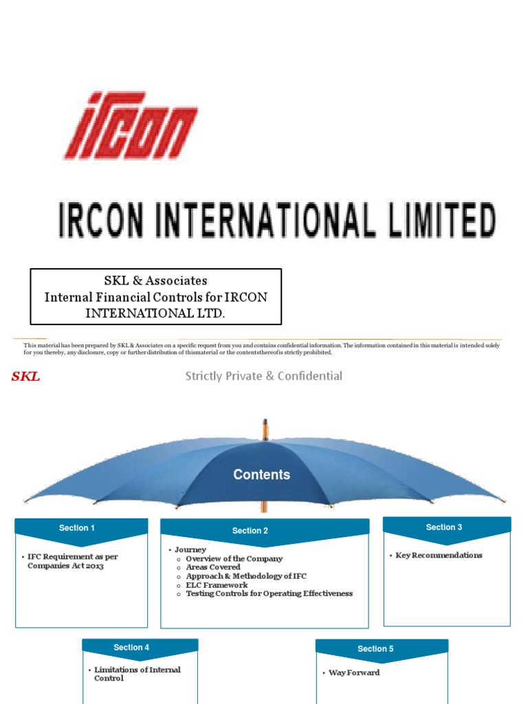Ircon Report | PDF | Internal Control | Audit