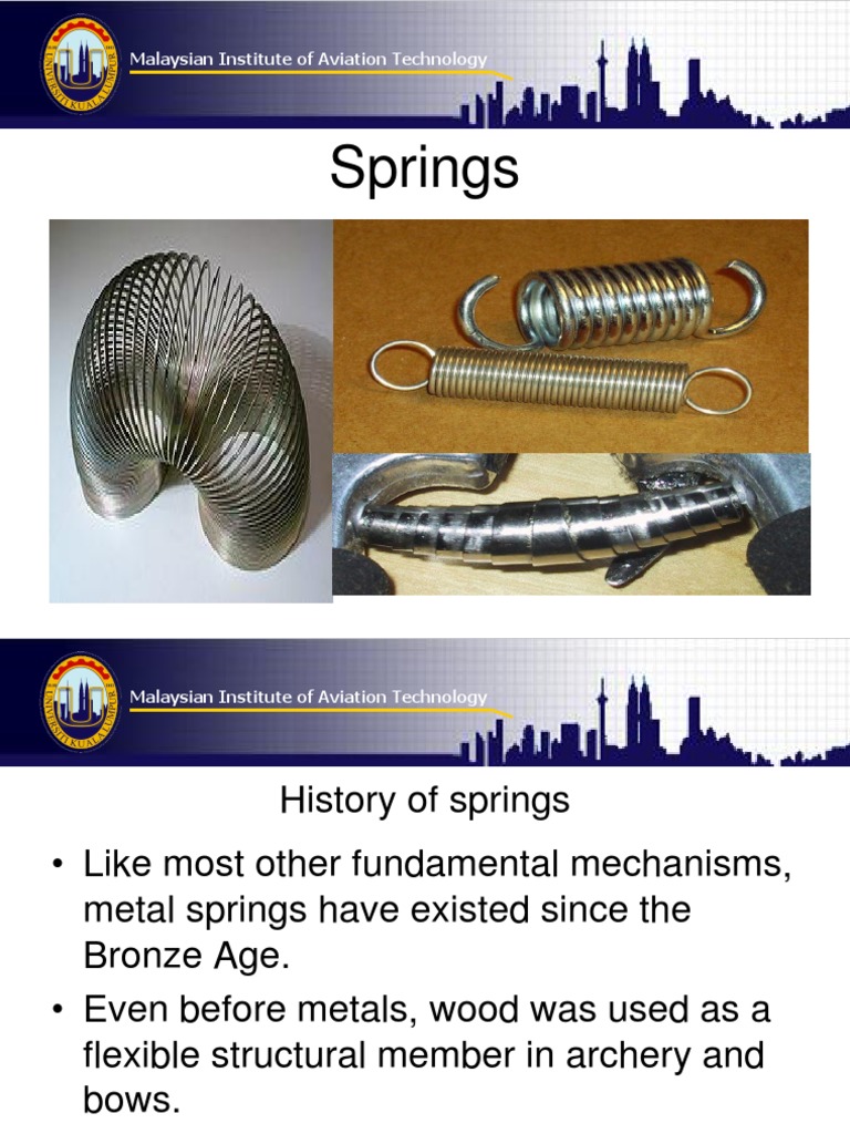 Springs: Malaysian Institute of Aviation Technology | Download Free PDF ...