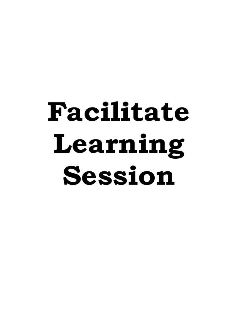Facilitate - Templates 01 | PDF | Change | Learning