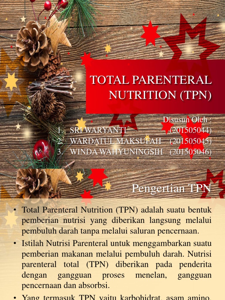 Total Parenteral Nutrition (TPN) | PDF
