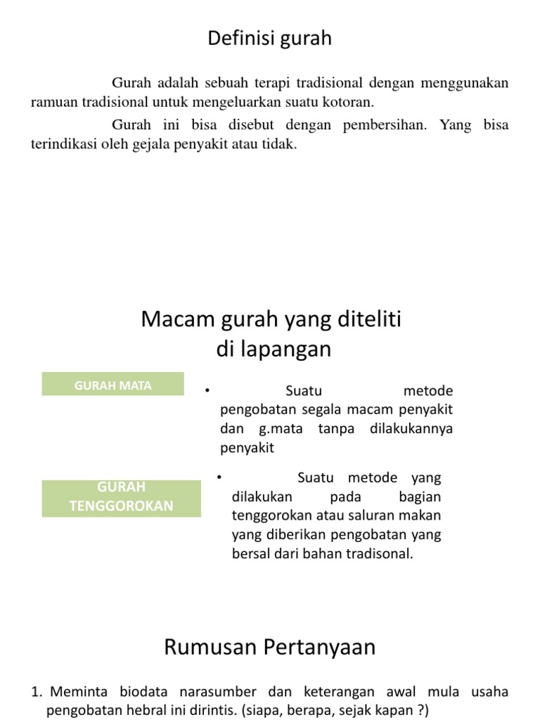 Panduan Terapi Gurah Tradisional | PDF | Pengembangan Diri