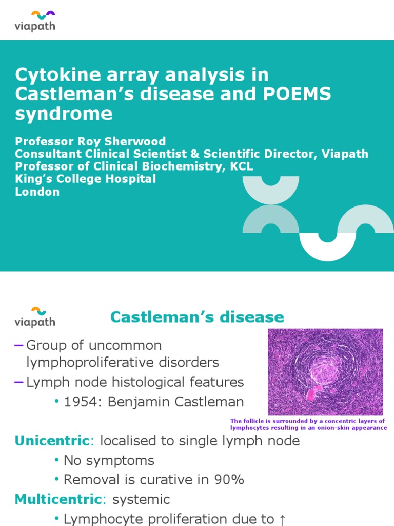 Cytokine Array Analysis in Castleman's Disease and POEMS Syndrome | PDF ...