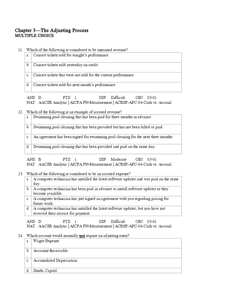 Chapter 3-The Adjusting Process | PDF