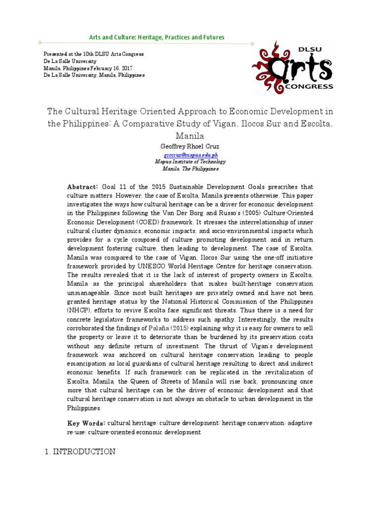 NEW Geoffrey Cruz | PDF | Cultural Heritage | Urban Renewal