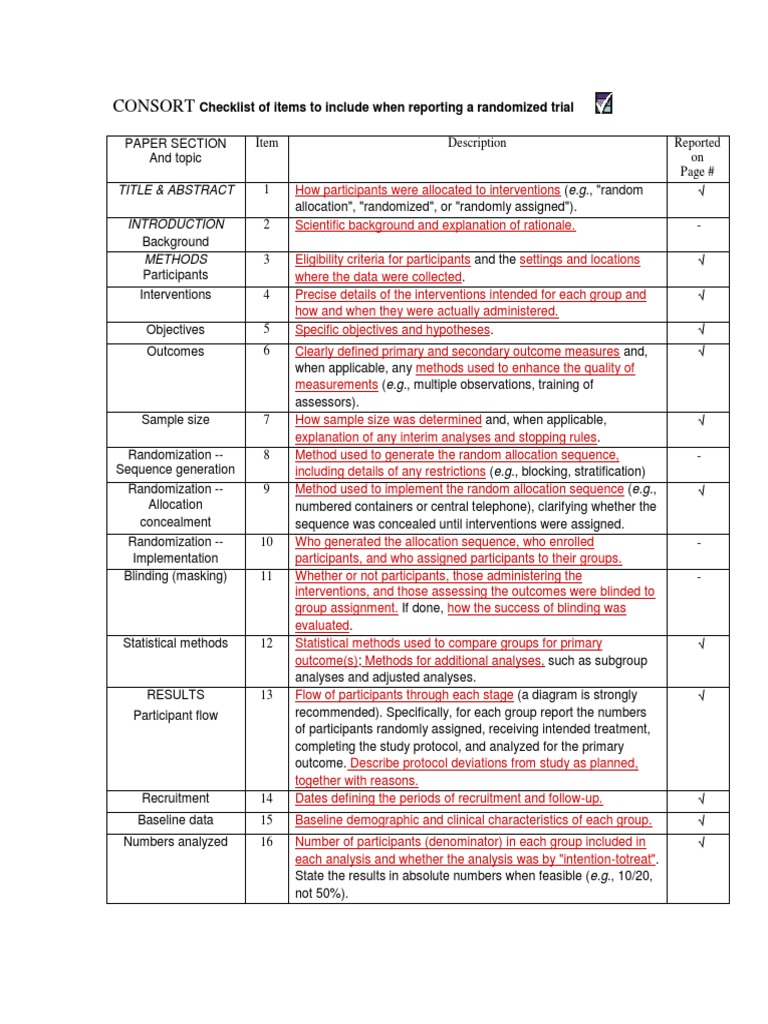 Consort: Title & Abstract Methods | PDF | Sampling (Statistics ...