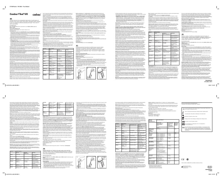 Combur 10 Test UX 11544373 | PDF | Vitamin C | Red Blood Cell