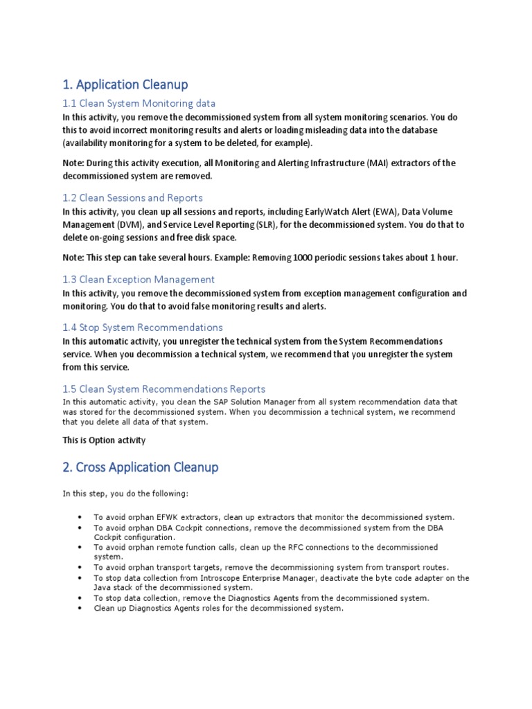SOLMAN System Decommission Process | PDF | Information Retrieval | Computer Engineering