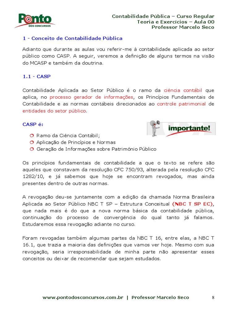 CONTABILIDADE PÚBLICA - Conceito, Campo de Atuação, Objetivos, Sua ...