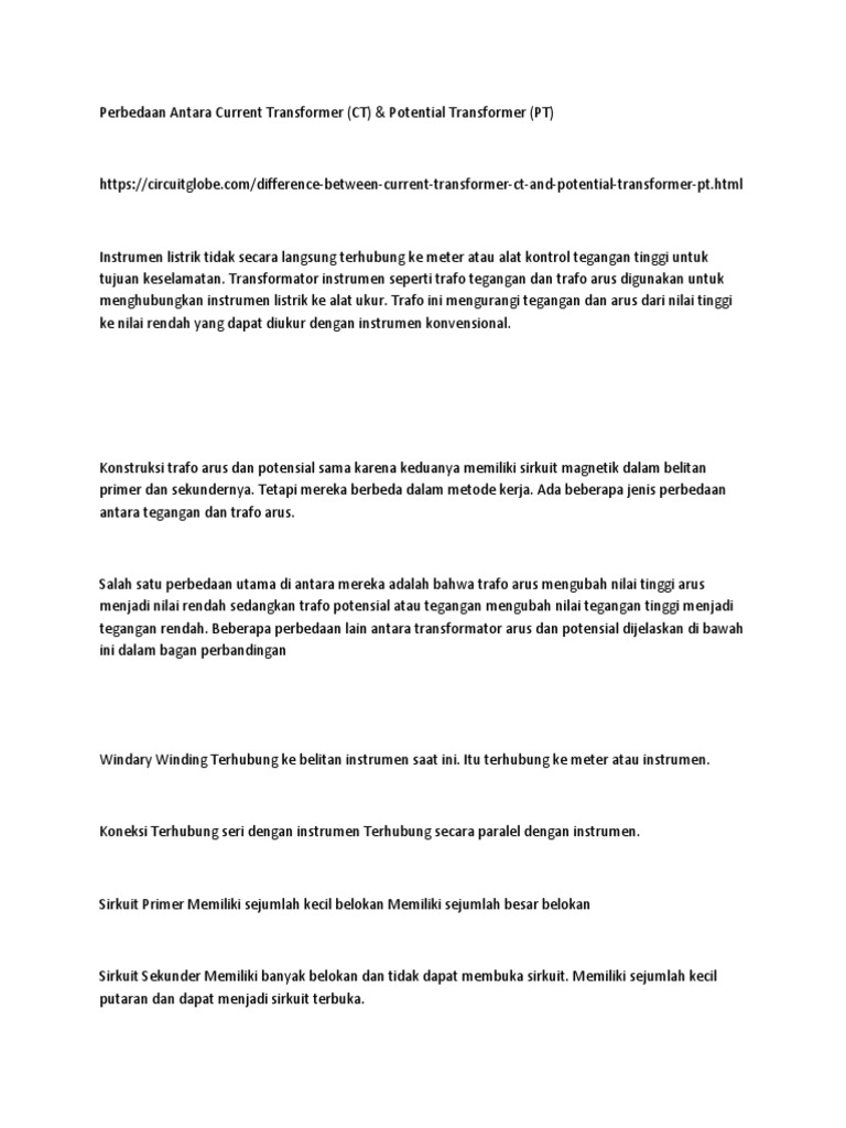 Perbedaan Antara CT PT | PDF
