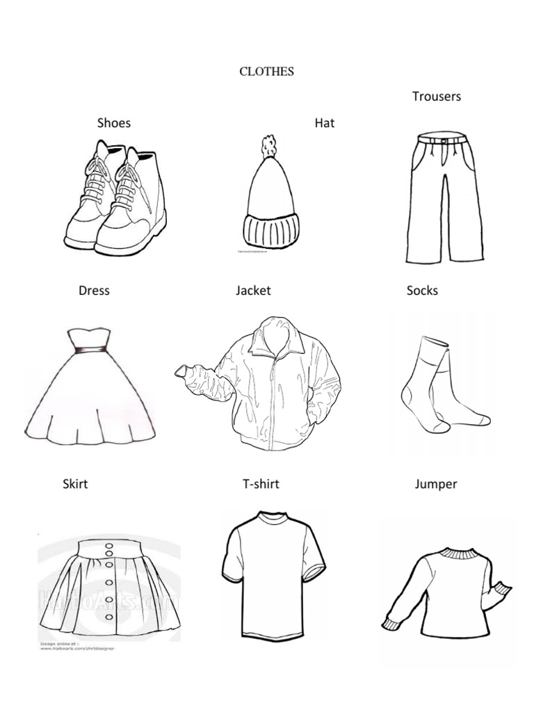 Clothes 1st Grade | PDF