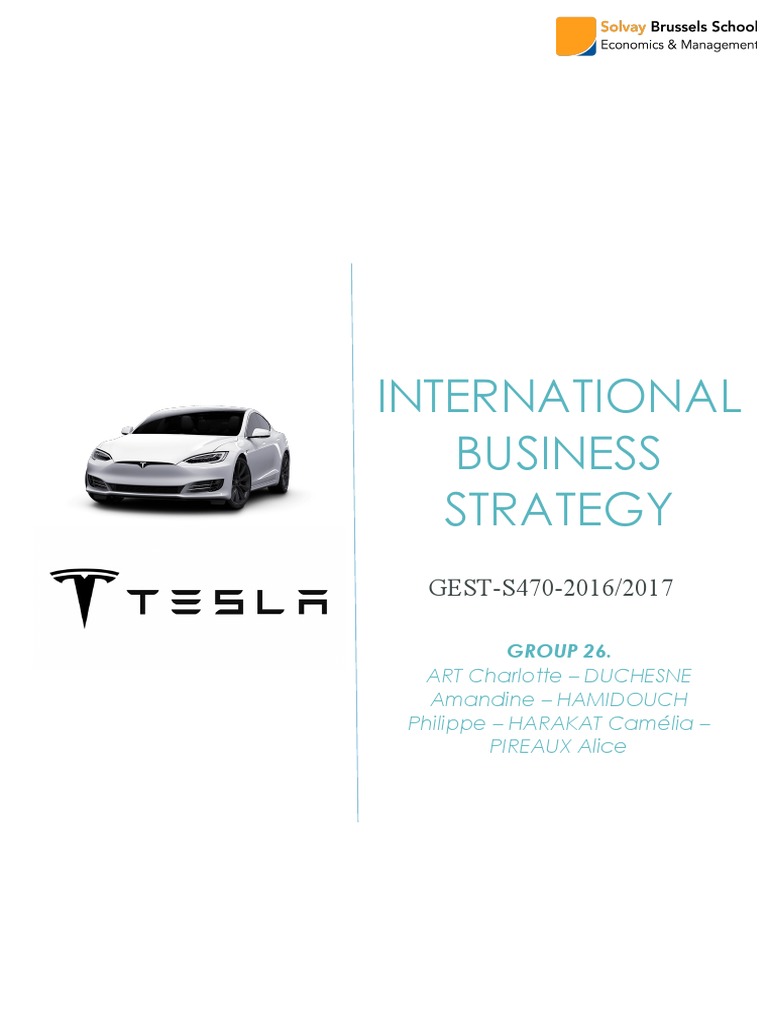 Tesla's Global Business Strategy Analysis | PDF | Electric Vehicle ...
