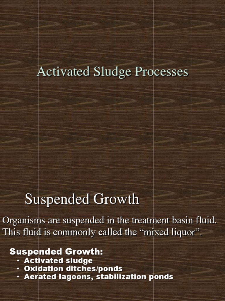 Activated Sludge | PDF | Biodegradable Waste Management | Hydraulic ...