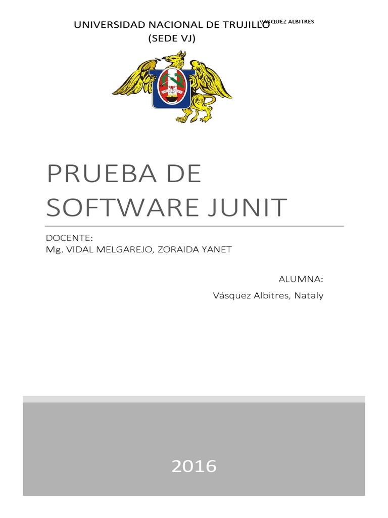 Pruebas de Software Unitaria Con Junit en Netbeans | PDF