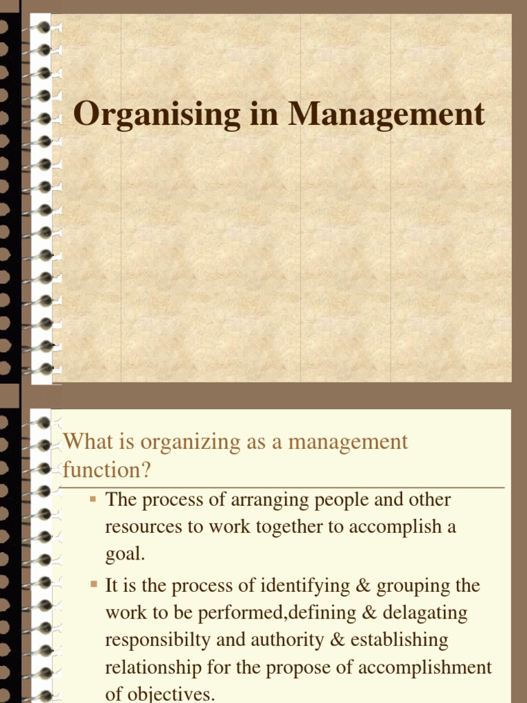 Organising | PDF | Outsourcing | Behavioural Sciences