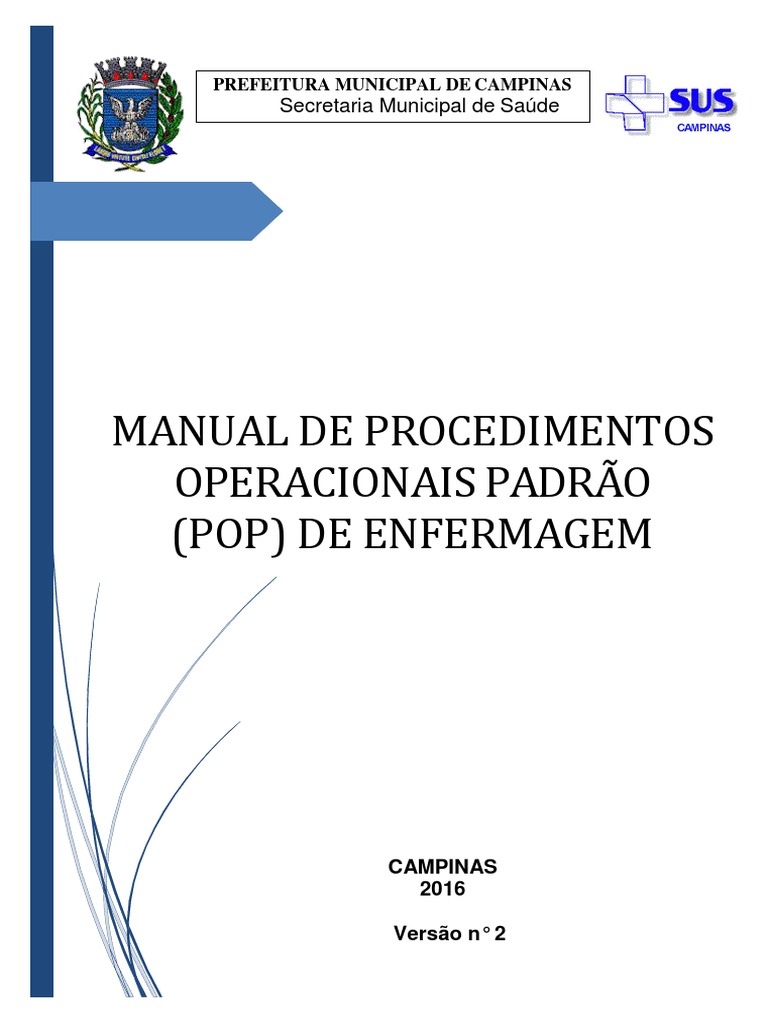 Manual_Procedimentos_Operacionais_Padrao_POP_Enfermagem_2016.pdf | Veia ...
