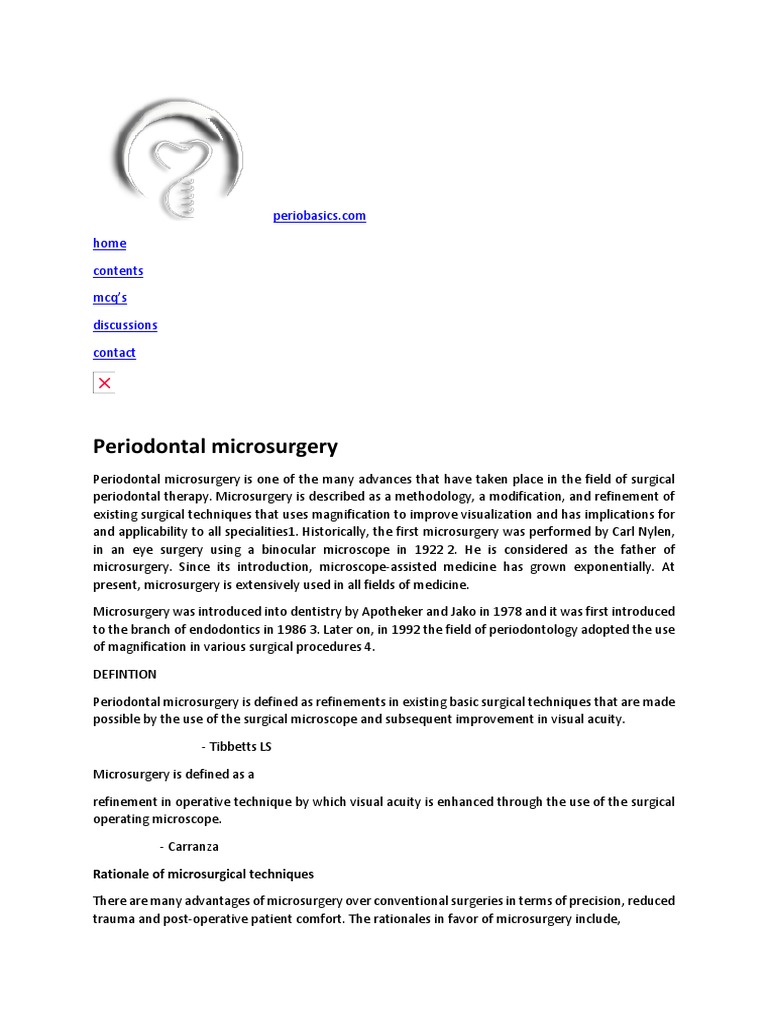 Perio Microsurgery | PDF | Lens (Optics) | Optics