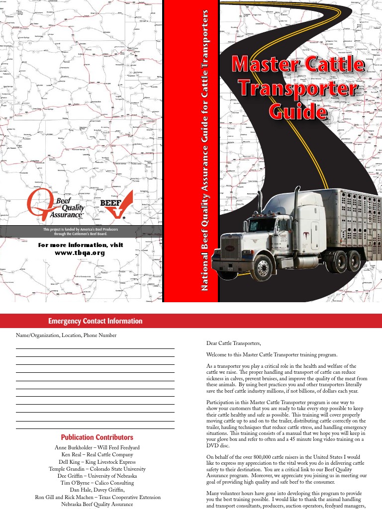 Master Cattle Transporter Guide | PDF | Cattle | Livestock