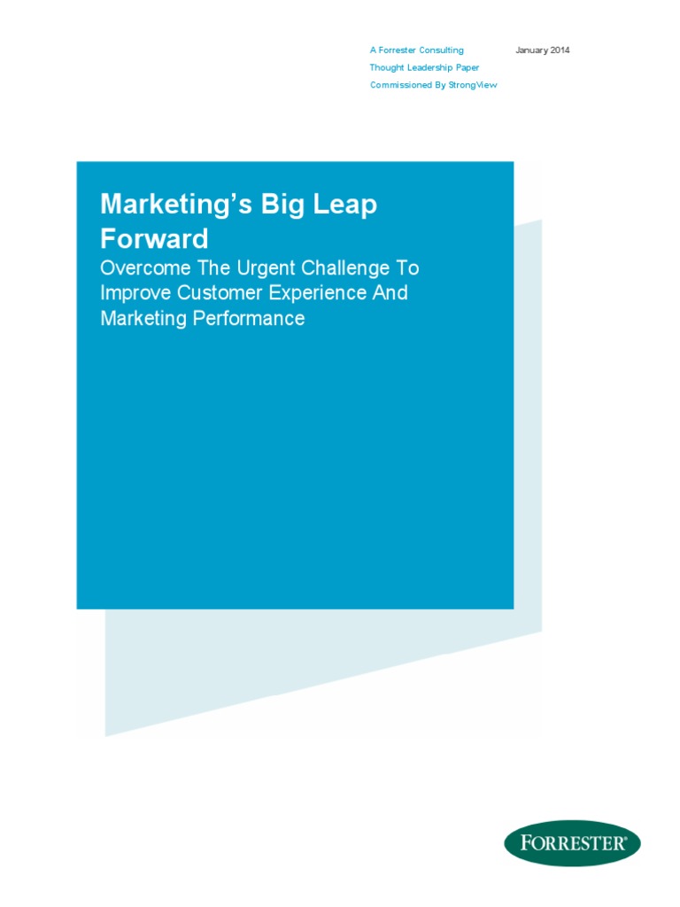 Marketing's Big Leap Forward | PDF | Big Data | Analytics