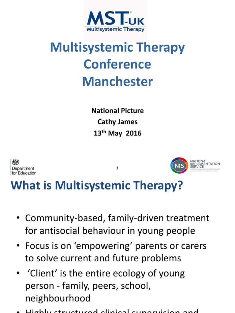 Overview of Multisystemic Therapy (MST) | PDF | Substance Abuse | Child ...