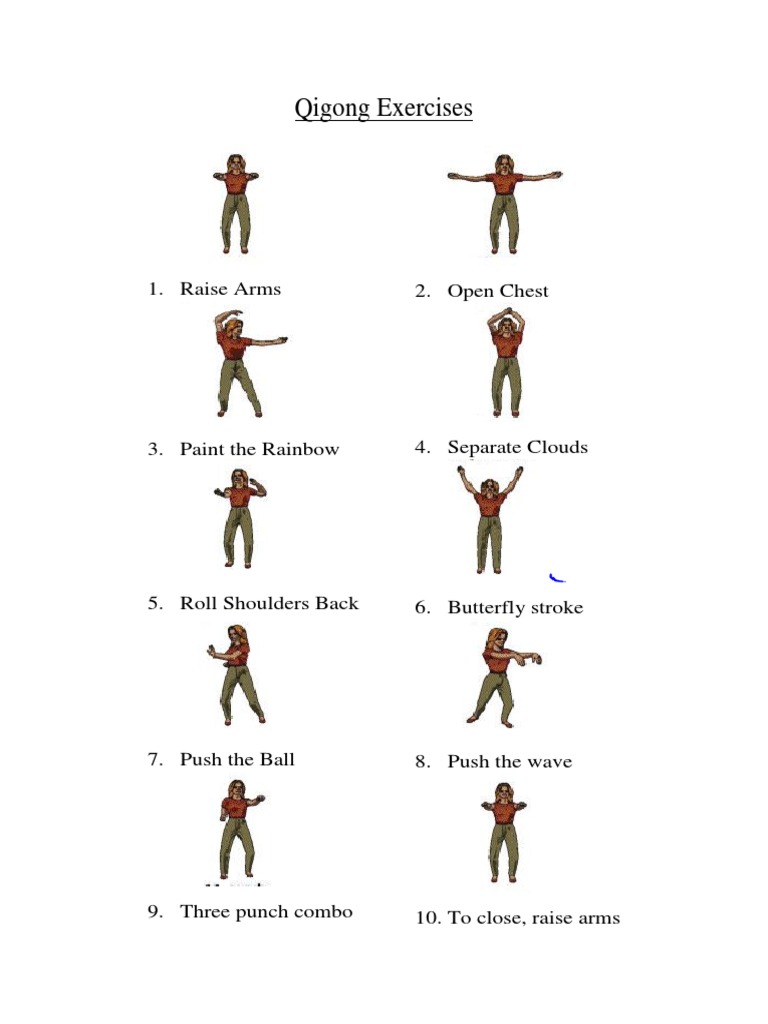 Qigong Exercises | PDF | Self-Improvement