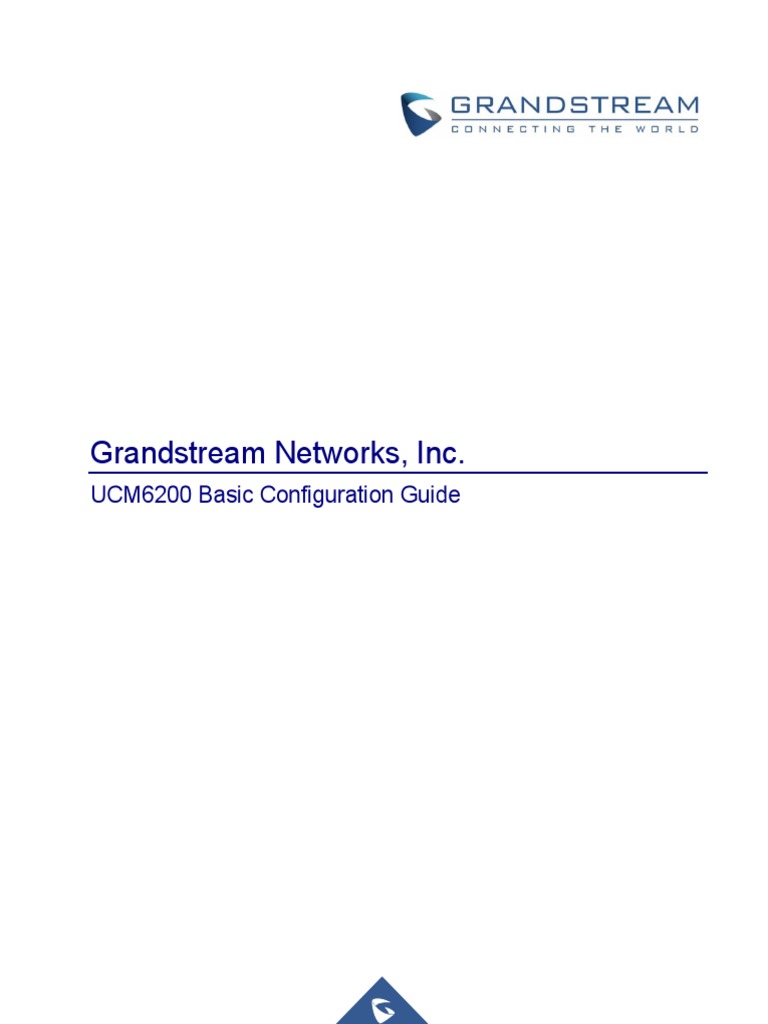 Ucm6xxx Basic Configuration Guide | PDF | Interactive Voice Response ...