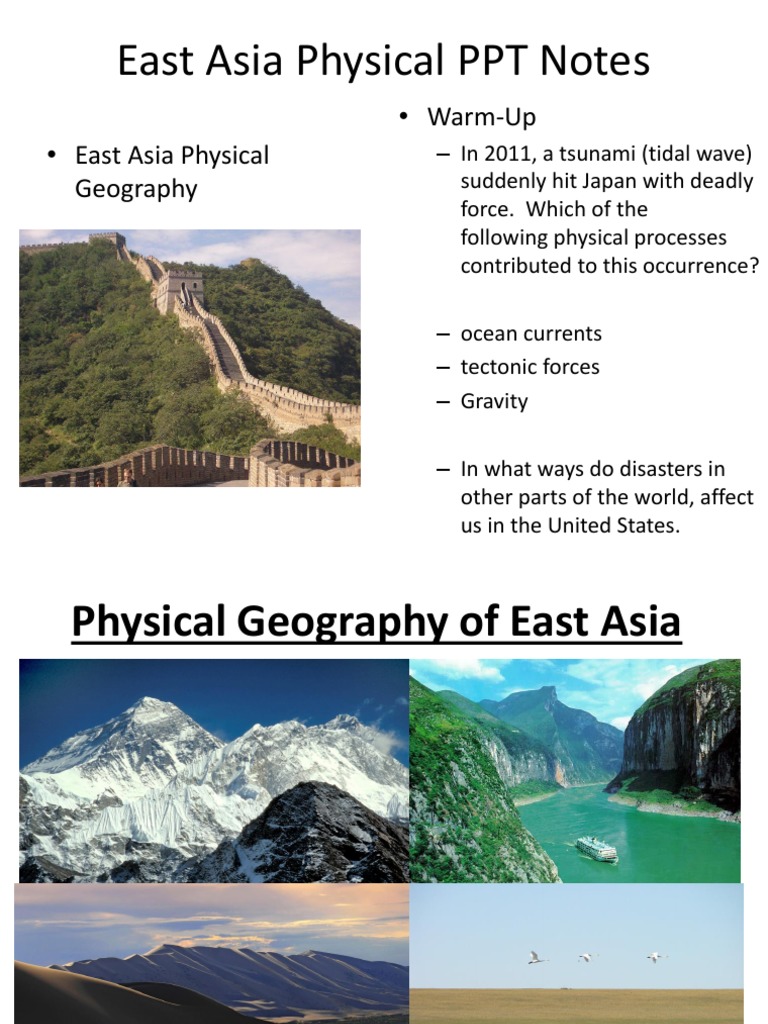 East Asia Geography | PDF | Mountains | Plateau