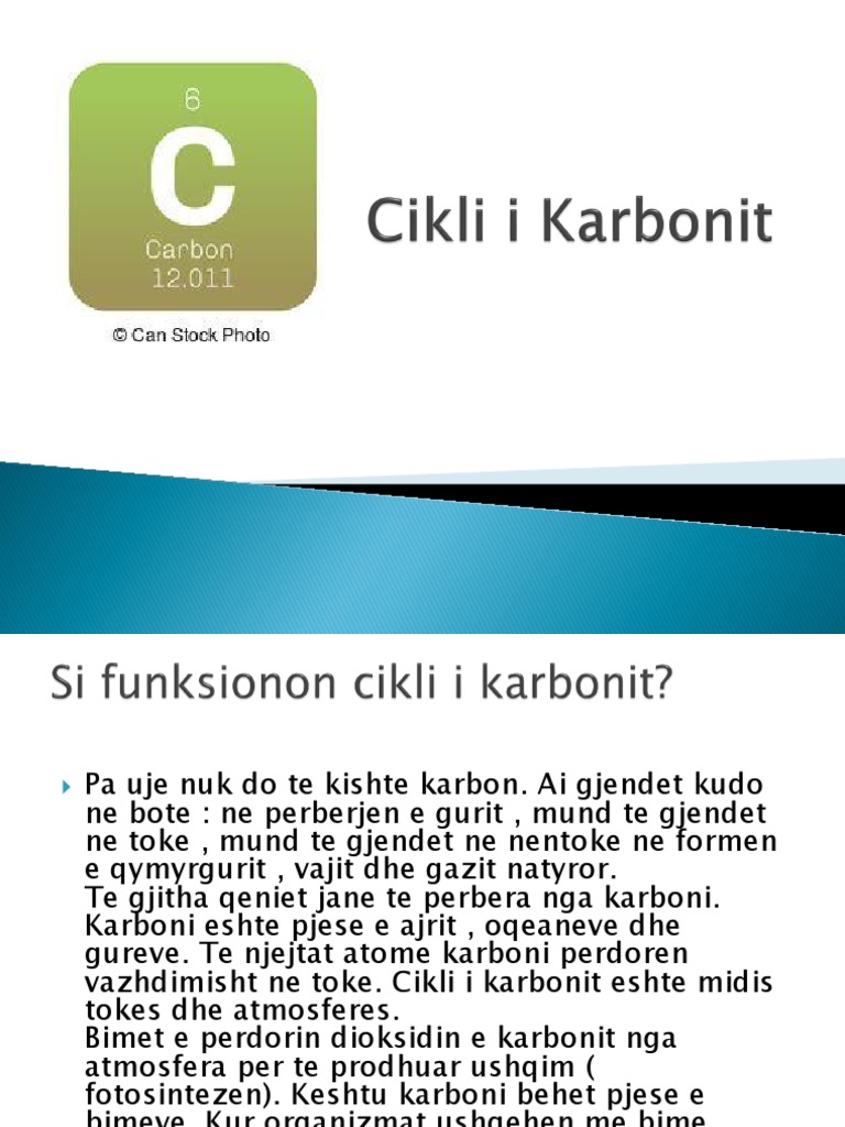 Cikli I Karbonit | PDF