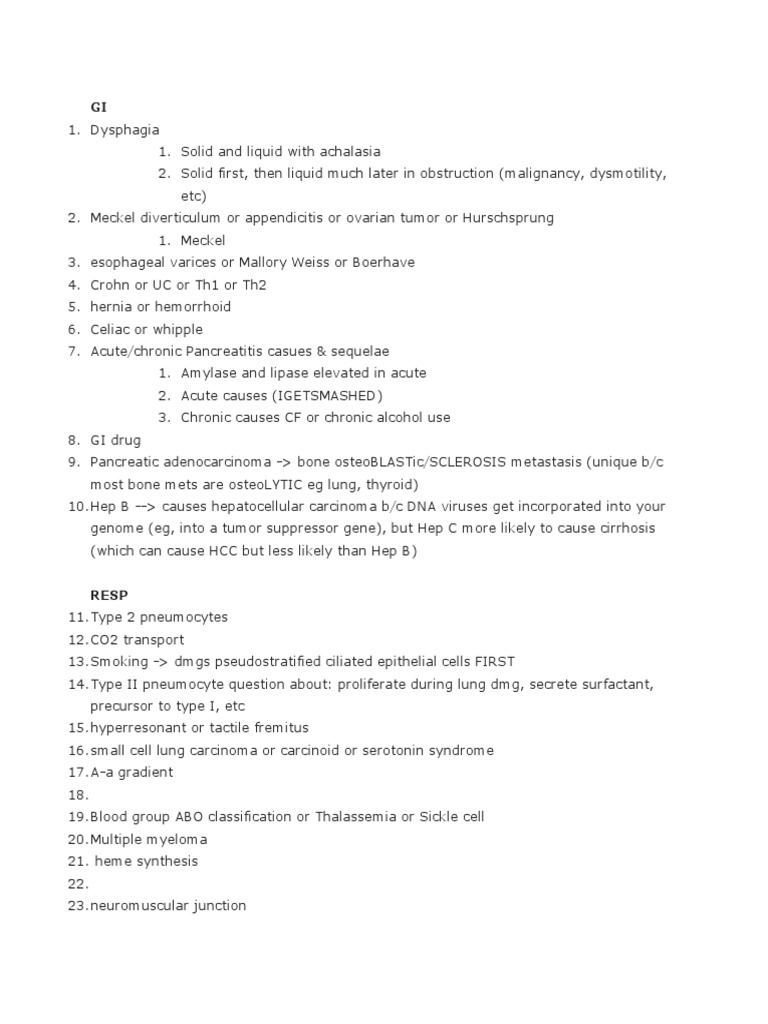 Nbme Review | PDF | Carcinoma | Cancer