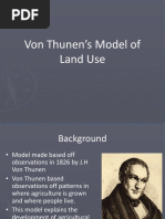 AP Human Geography: Von Thunen Model | PDF | Agriculture | Farms