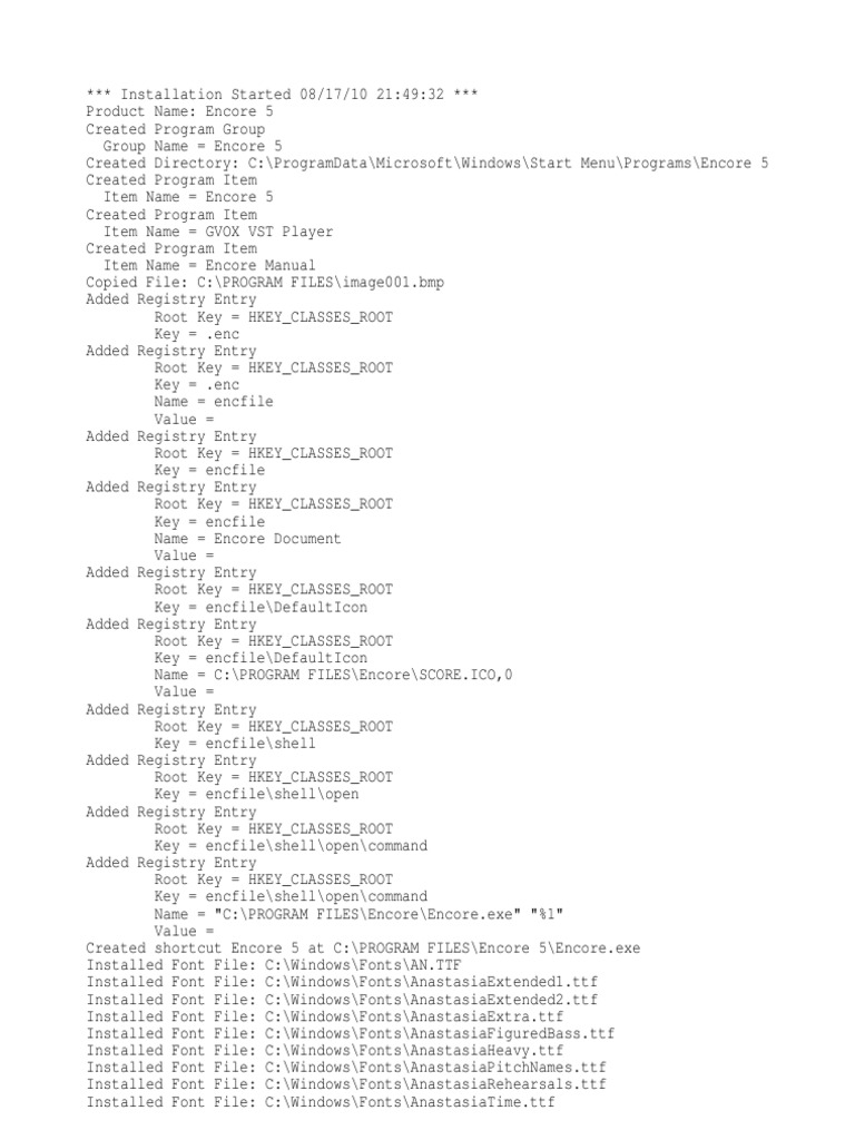 Setup Log | PDF | Windows Registry | Leisure